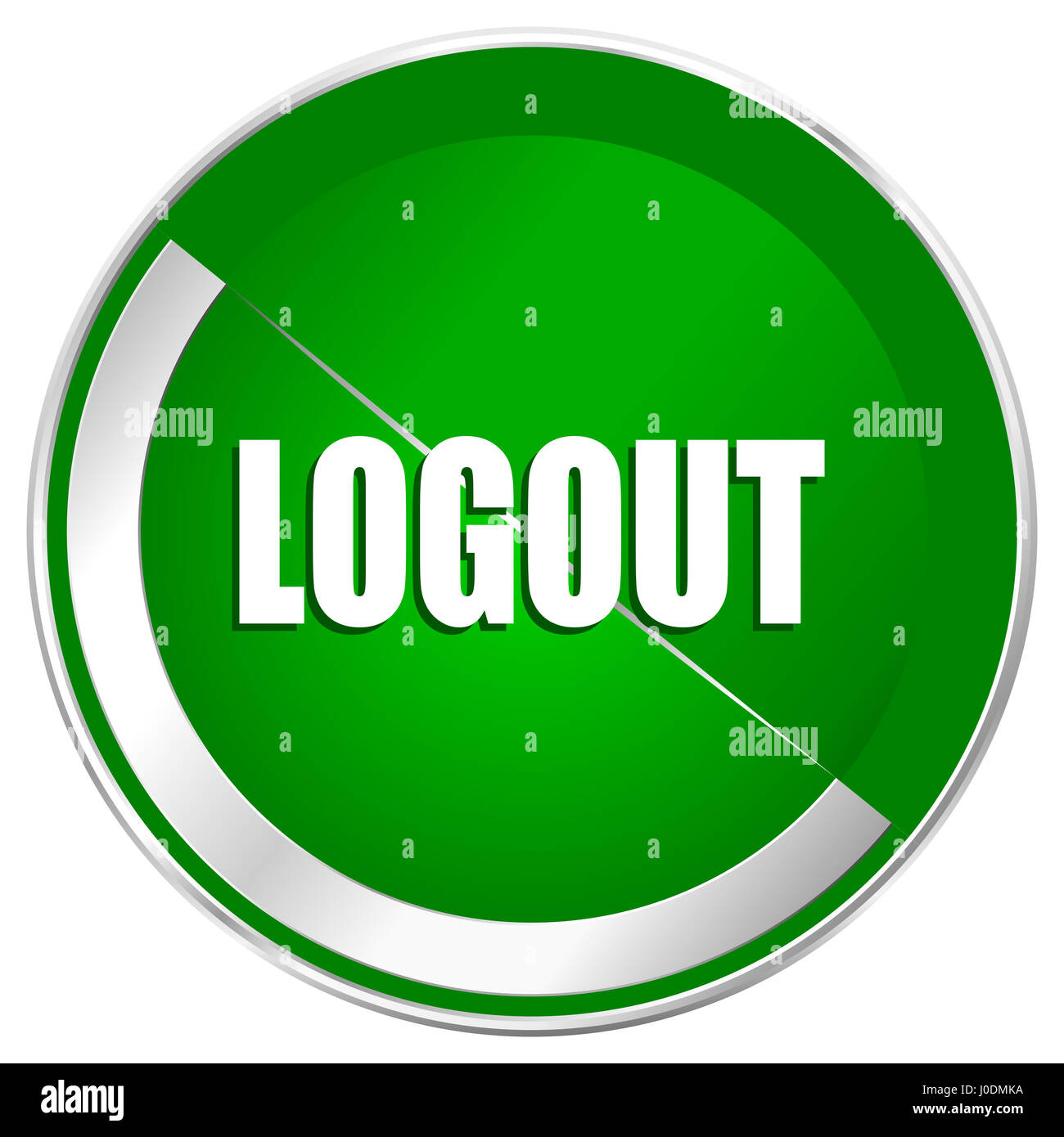 Logout Icon Green