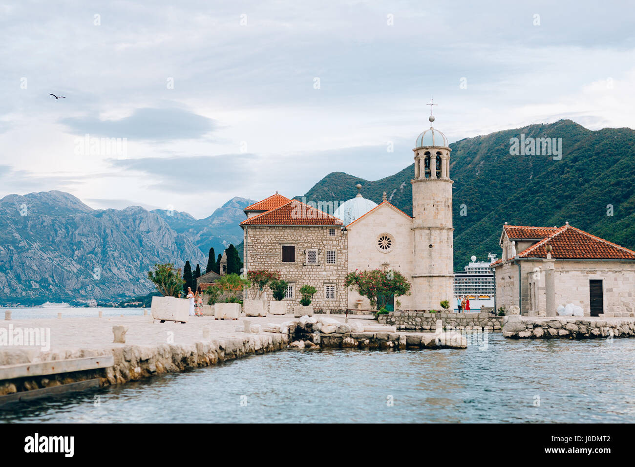The island of Gospa od Skrpjela, Kotor Bay, Montenegro Stock Photo - Alamy