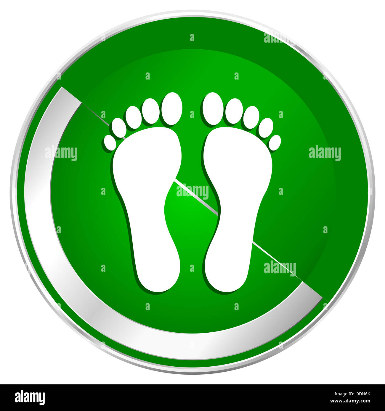 Human footprints anatomy Cut Out Stock Images & Pictures - Alamy