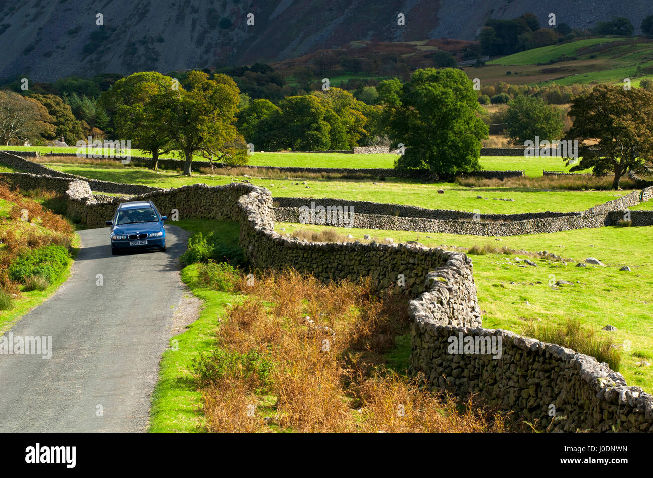 Car rolling road hi-res stock photography and images - Alamy