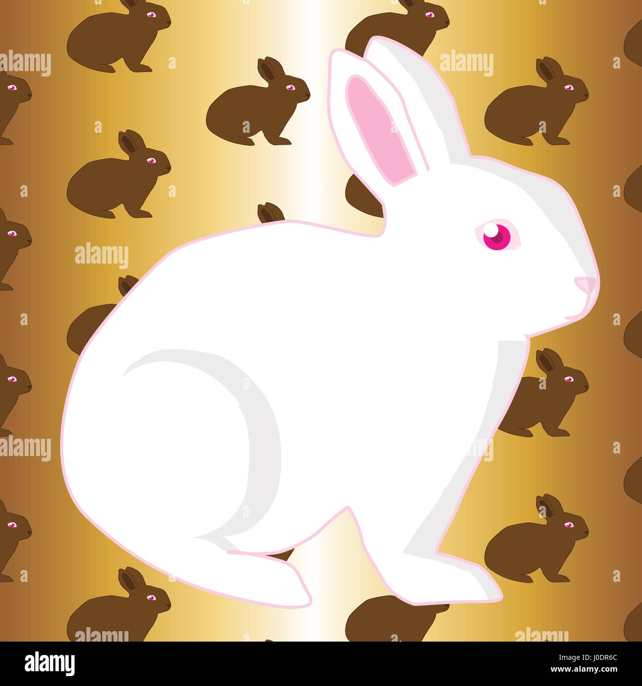 Rabbit simple hi-res stock photography and images - Alamy