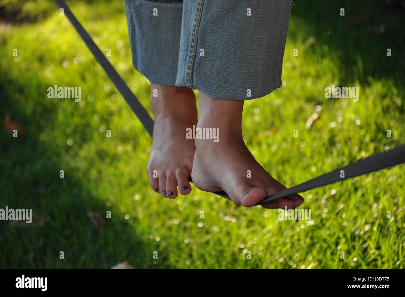 Sliacklining hi-res stock photography and images - Alamy