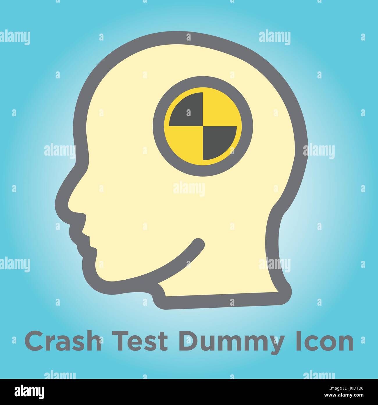 Crash Test Dummy Color Stock Vector Image & Art - Alamy