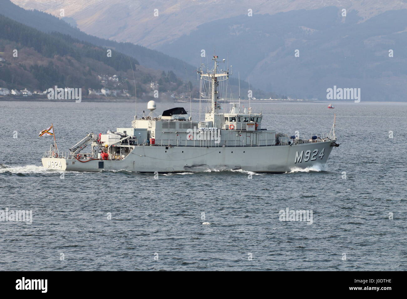 BNS Primula (M924), a Flower-class (or Tripartite) minehunter of the ...