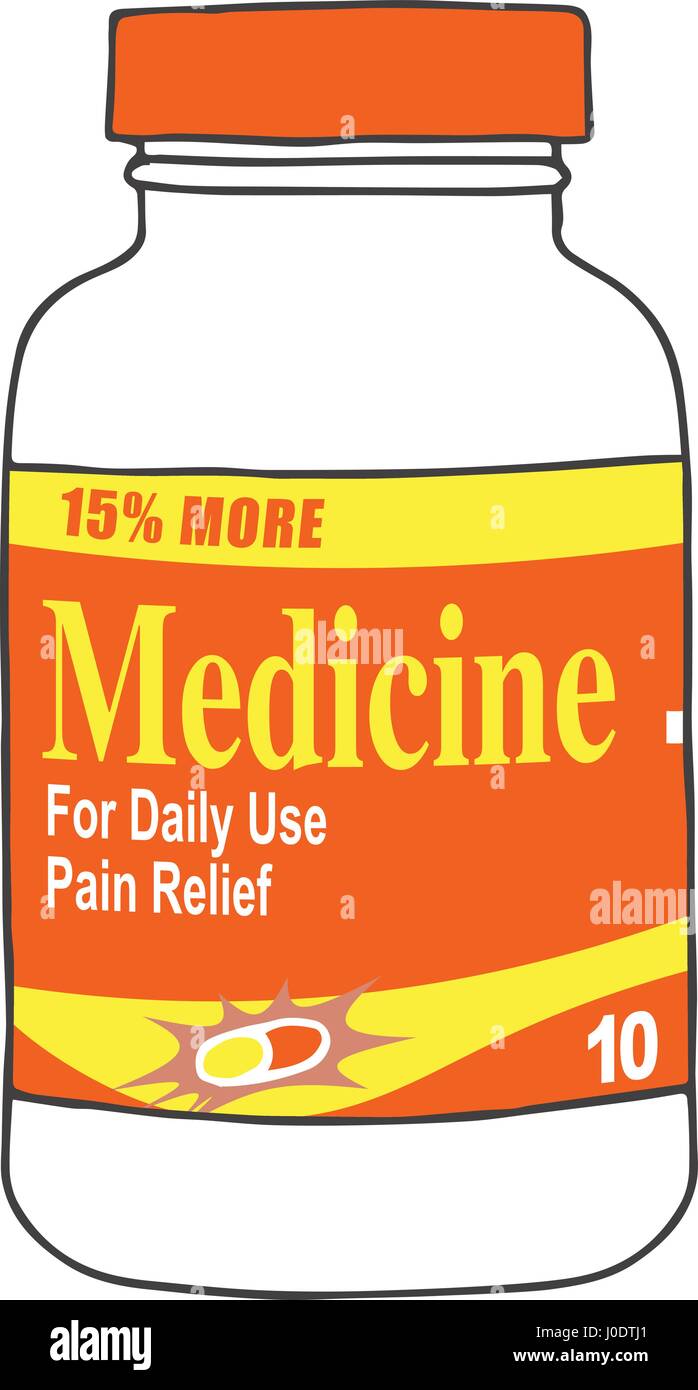 Generic Medicine bottle - Template Stock Vector Image & Art - Alamy