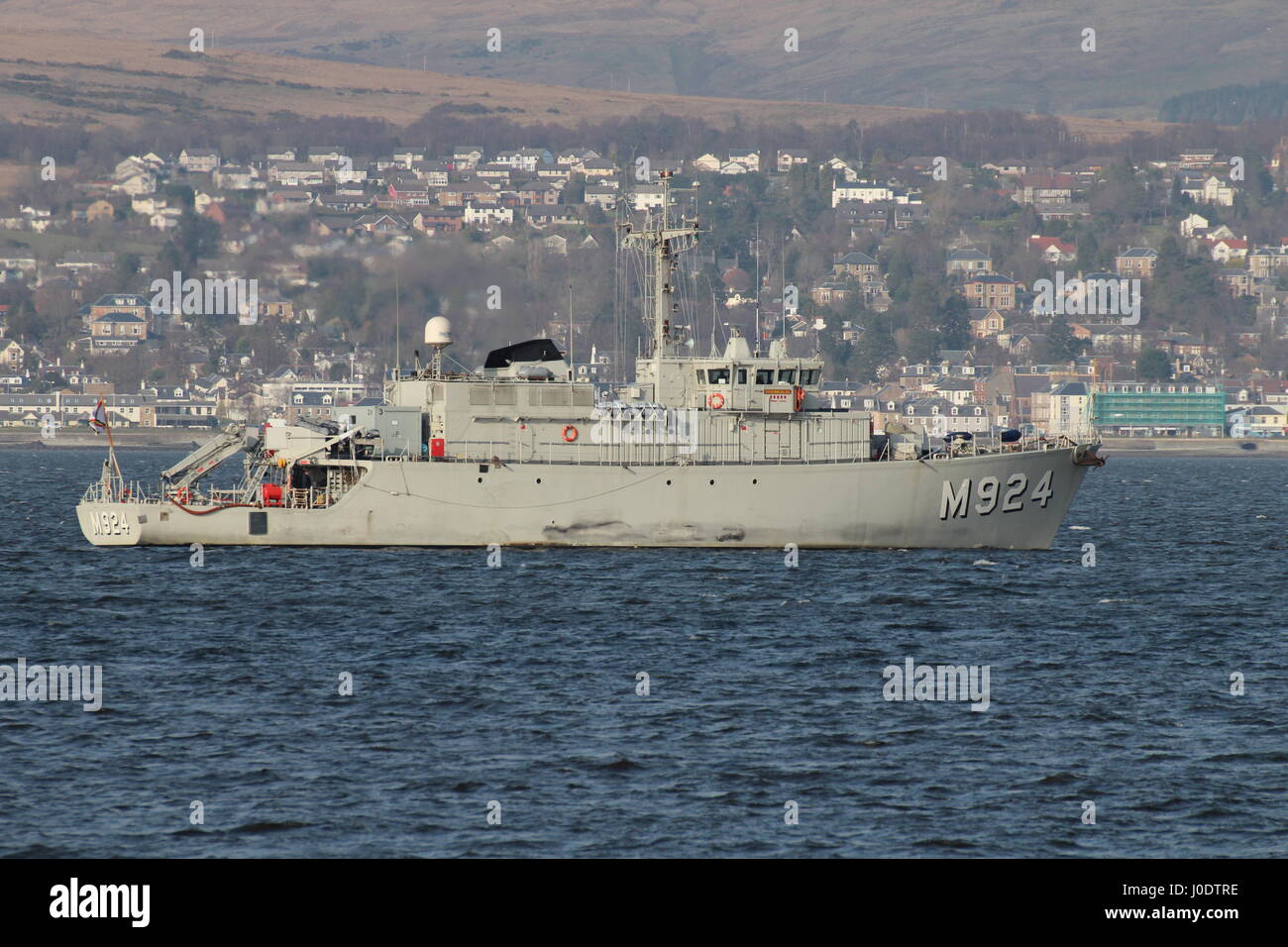 BNS Primula (M924), a Flower-class (or Tripartite) minehunter of the ...