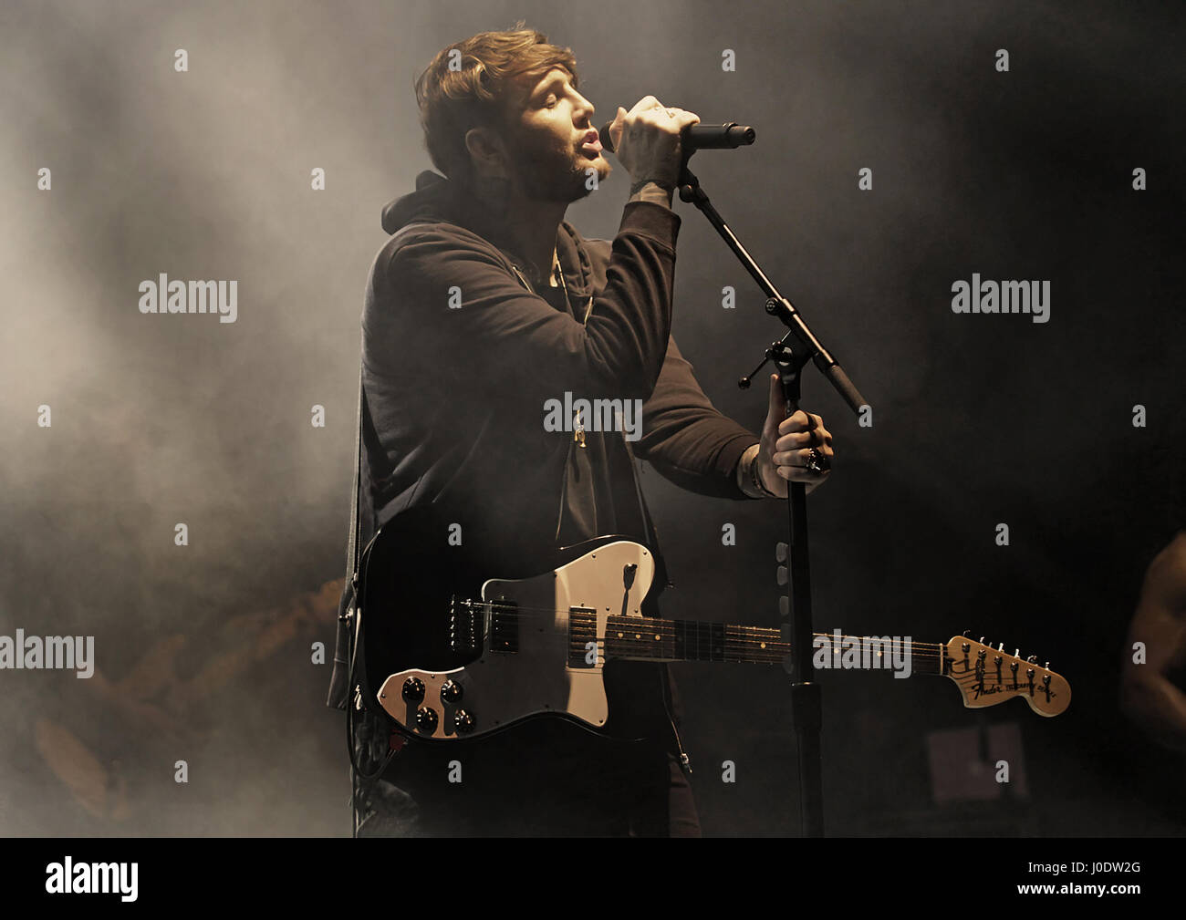 James Arthur performs at Manchester O2 Apollo Featuring: James Arthur ...