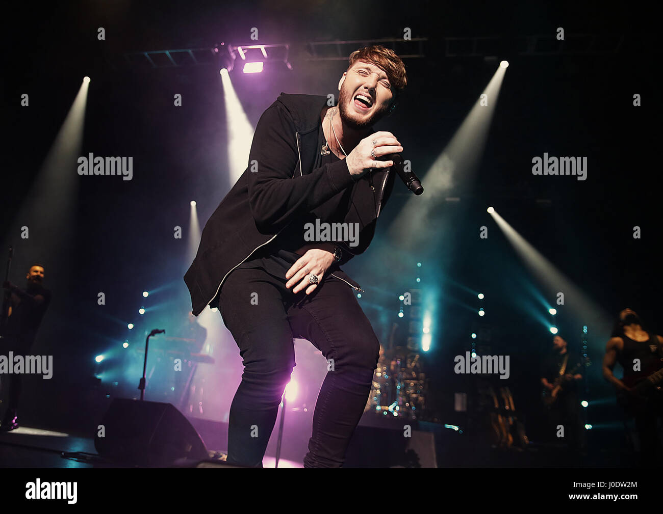 James Arthur performs at Manchester O2 Apollo Featuring: James Arthur ...
