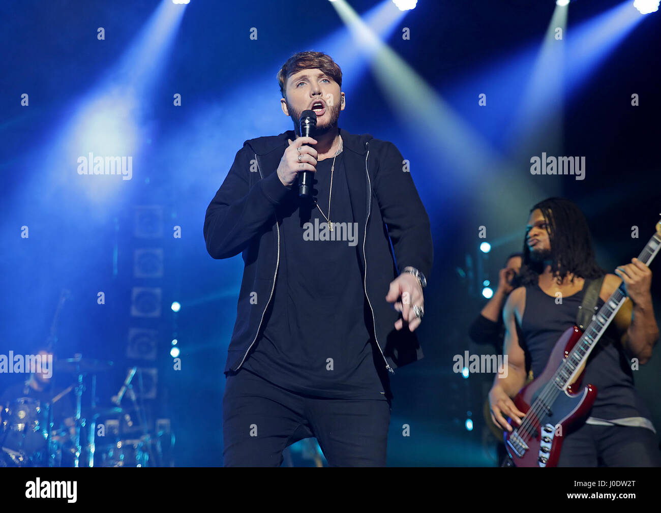 James Arthur performs at Manchester O2 Apollo Featuring: James Arthur ...