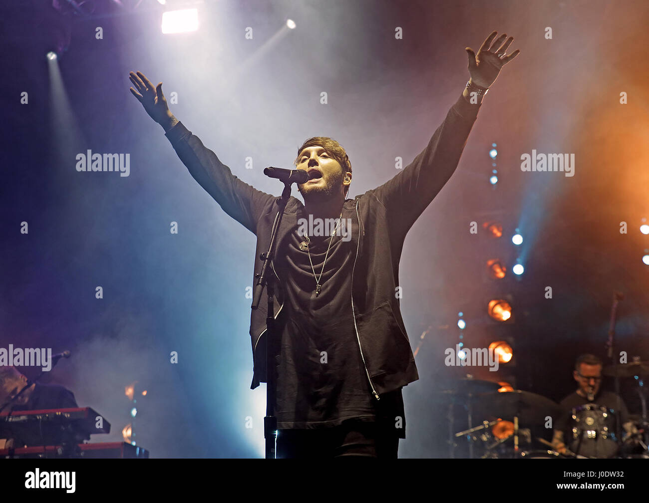 James Arthur performs at Manchester O2 Apollo Featuring: James Arthur ...