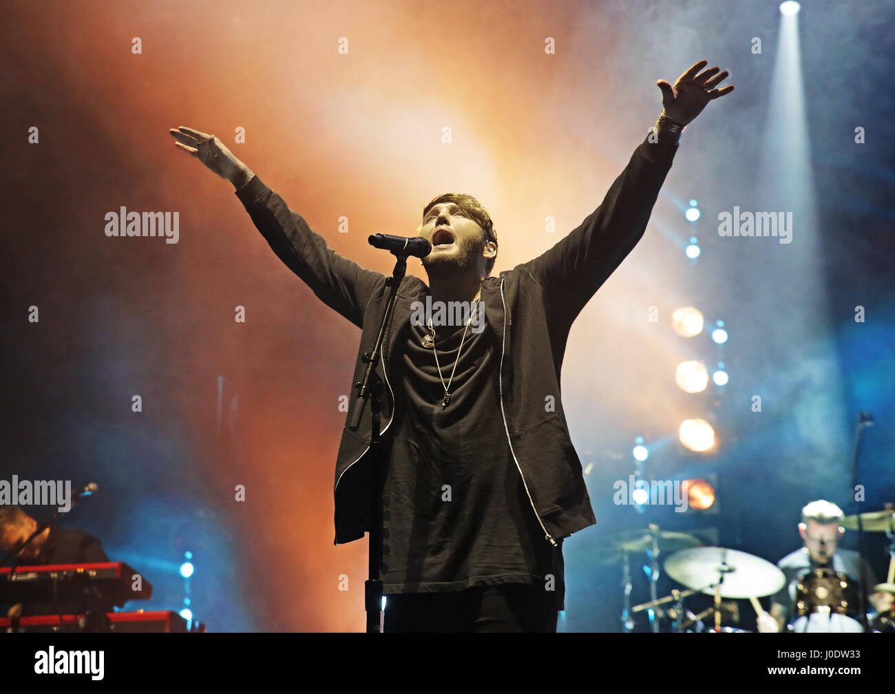 James Arthur performs at Manchester O2 Apollo Featuring: James Arthur ...