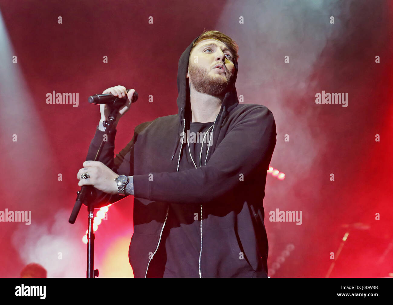 James Arthur performs at Manchester O2 Apollo Featuring: James Arthur ...