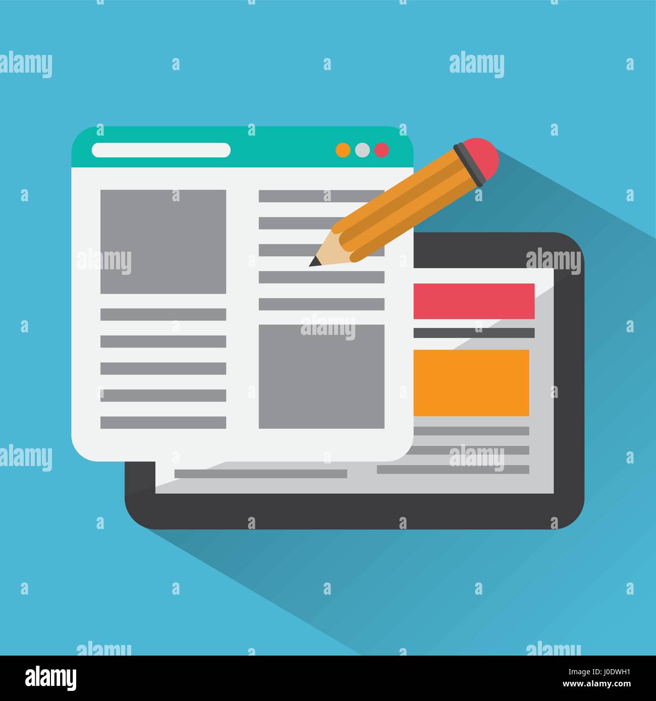 tablet icons image Stock Vector Image & Art - Alamy