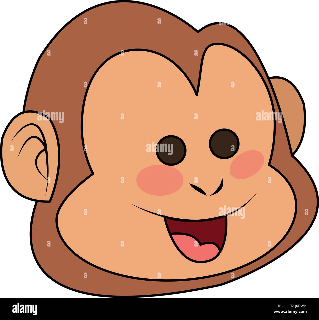 monkey cartoon icon image Stock Vector Image & Art - Alamy