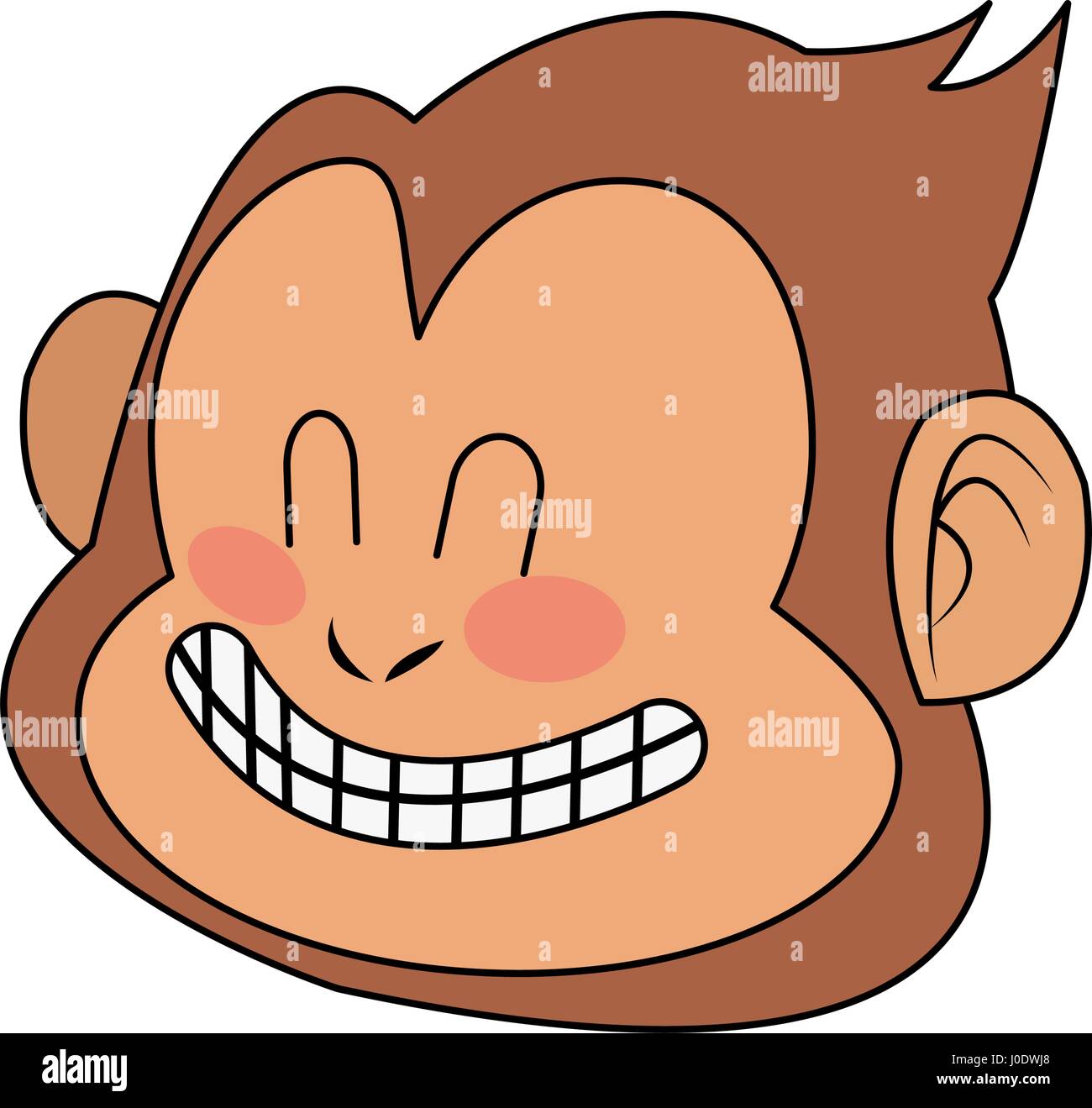 monkey cartoon icon image Stock Vector Image & Art - Alamy