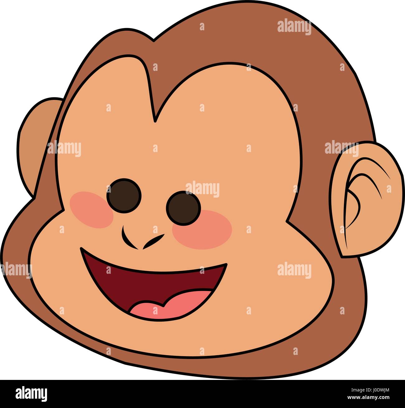 Cartoon Smiling Gibbon High Resolution Stock Photography and Images - Alamy