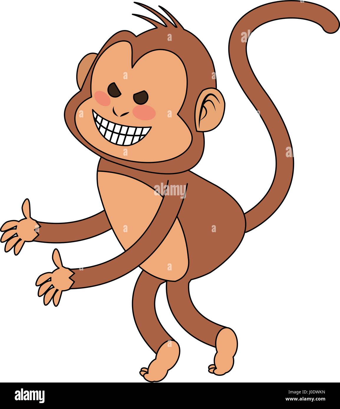 monkey cartoon icon image Stock Vector Image & Art - Alamy