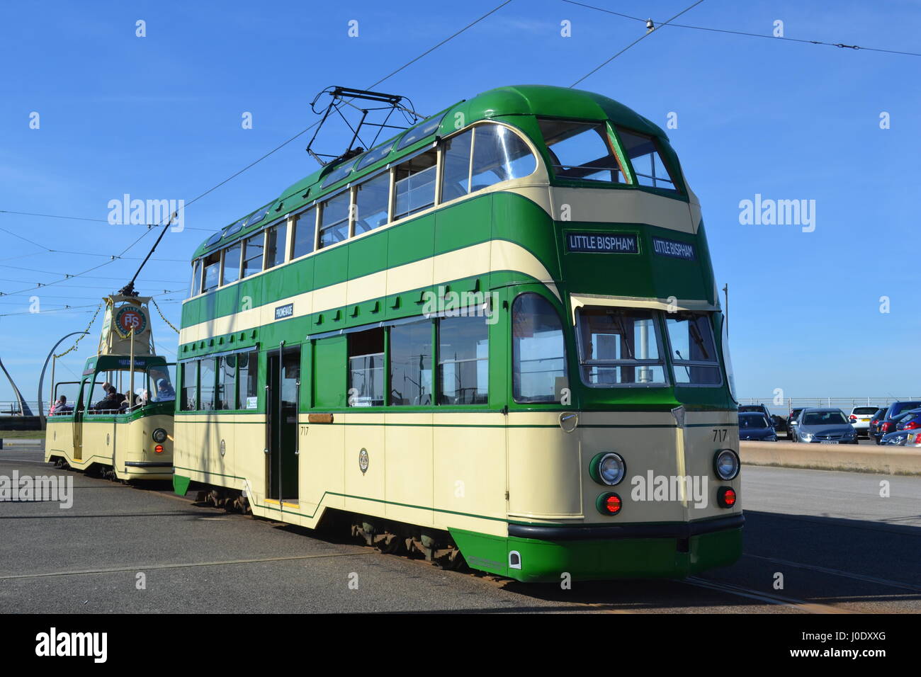 Blackpool Heritage Trams Stock Photo - Alamy