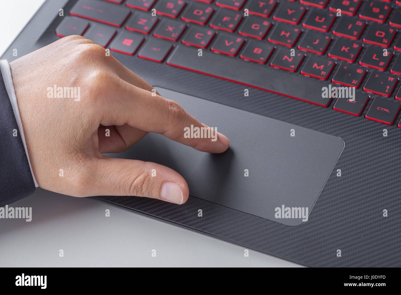 Touchpad typing hi-res stock photography and images - Alamy