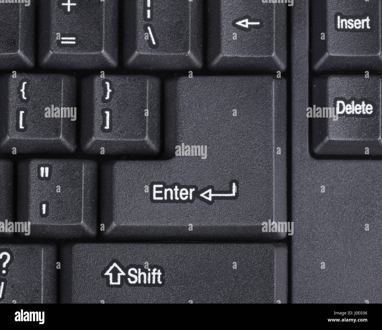 enter button on the keyboard of computer Stock Photo - Alamy
