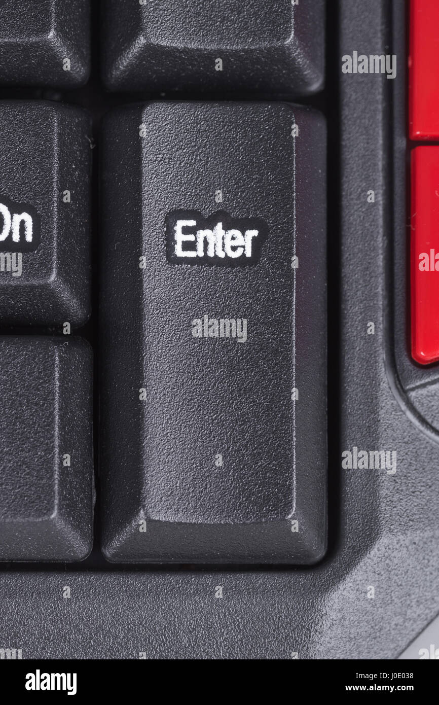 enter button on the keyboard of computer Stock Photo - Alamy