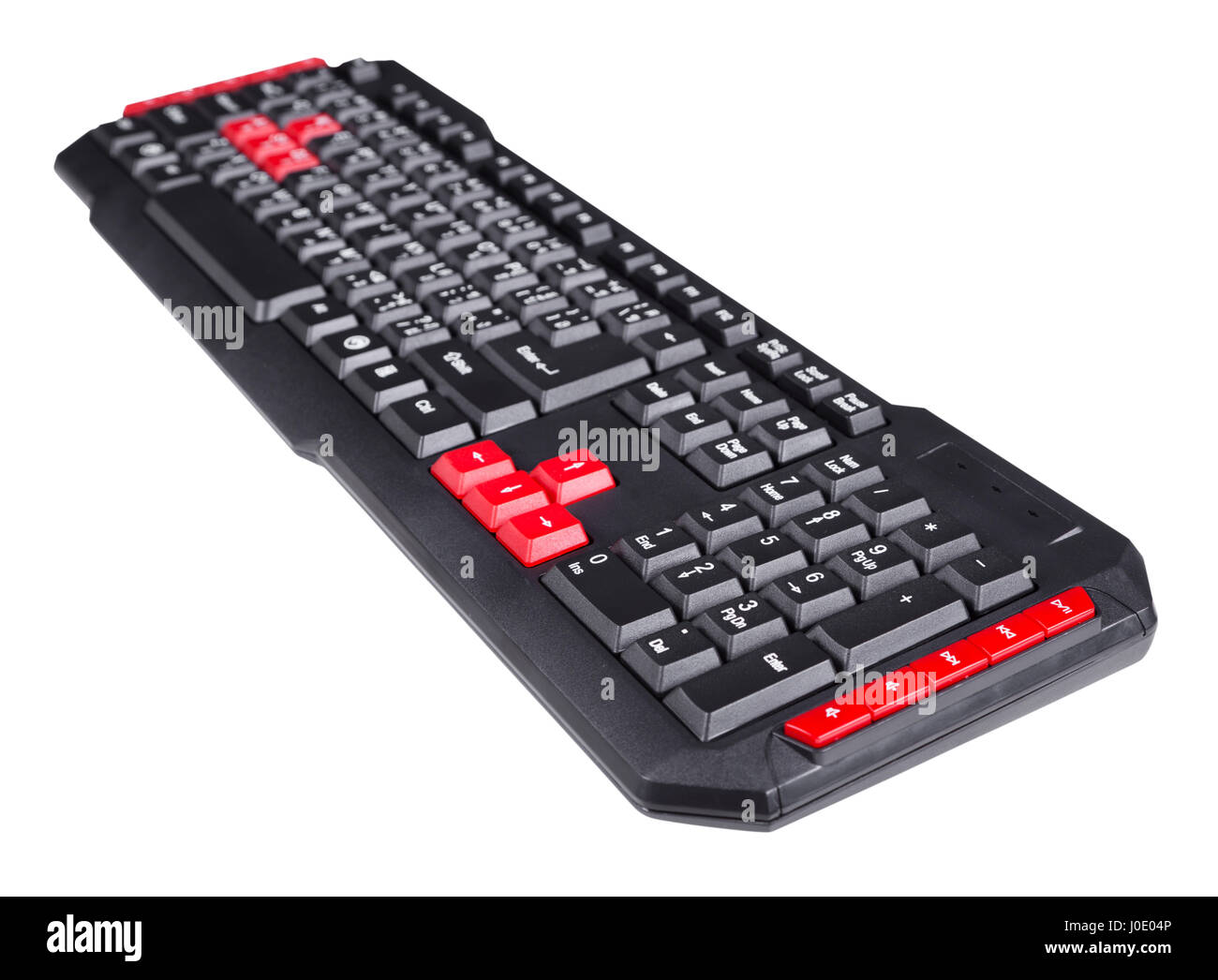 keyboard of computer isolated on white background (clipping path Stock ...