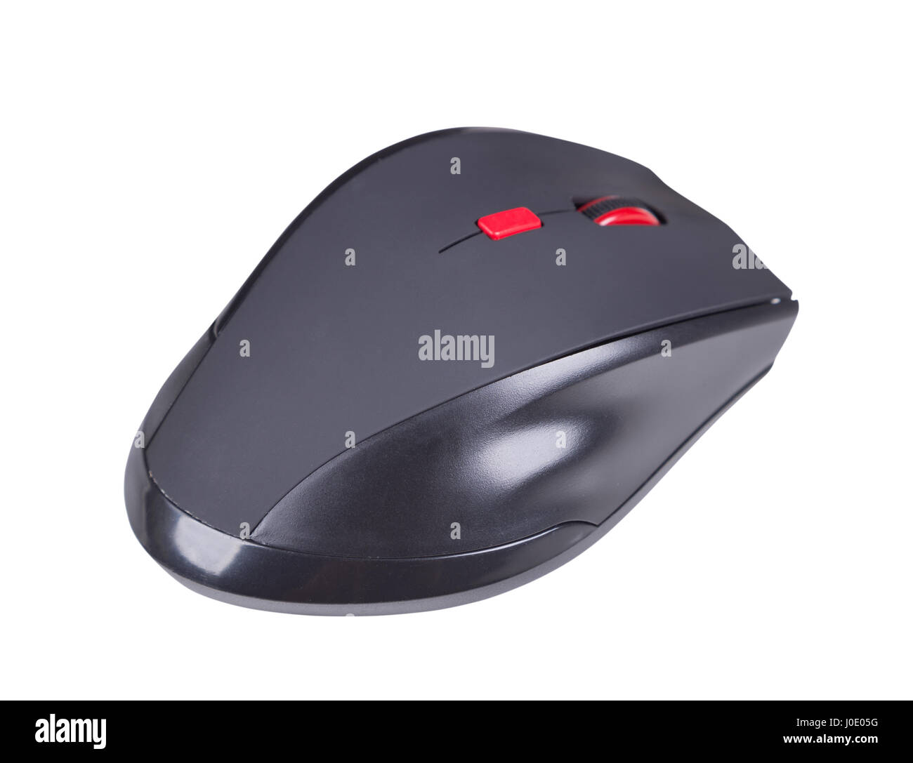 wireless mouse of computer isolated on white background (clipping path ...