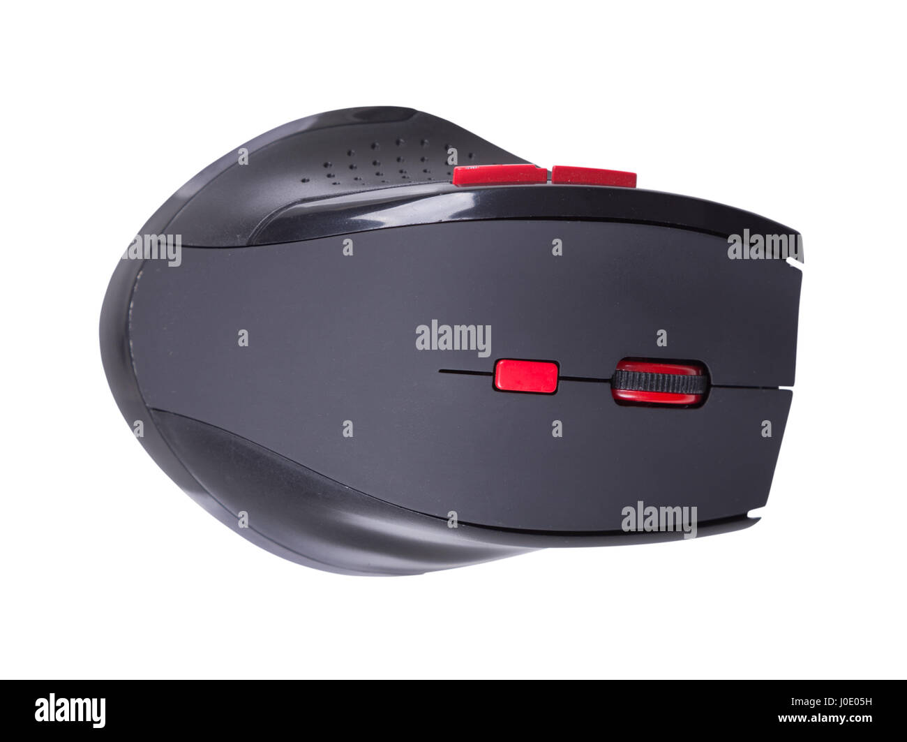 wireless mouse of computer isolated on white background (clipping path ...