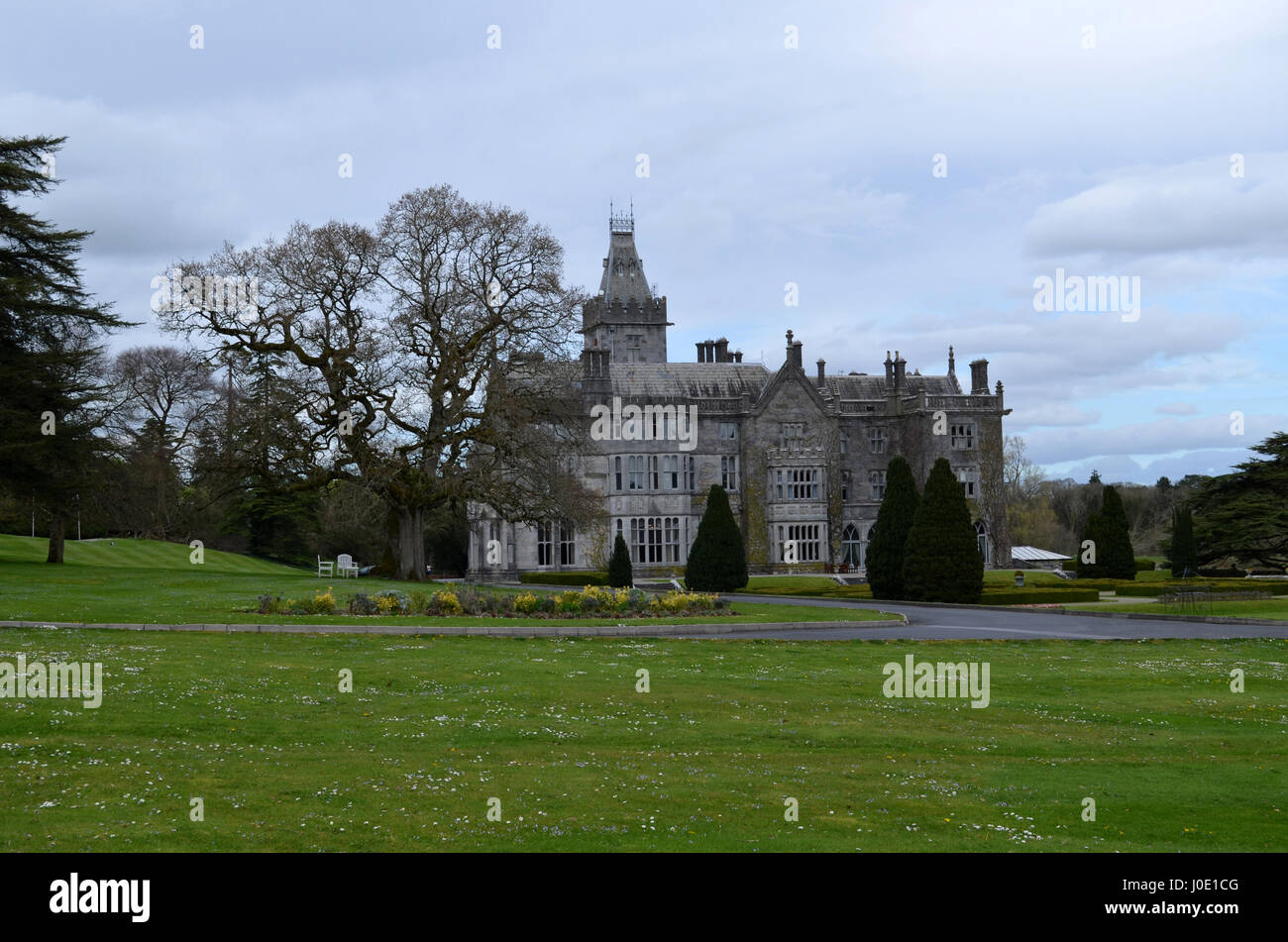 Beautiful grounds surrounding Adare Manor in County Limerick in Ireland ...
