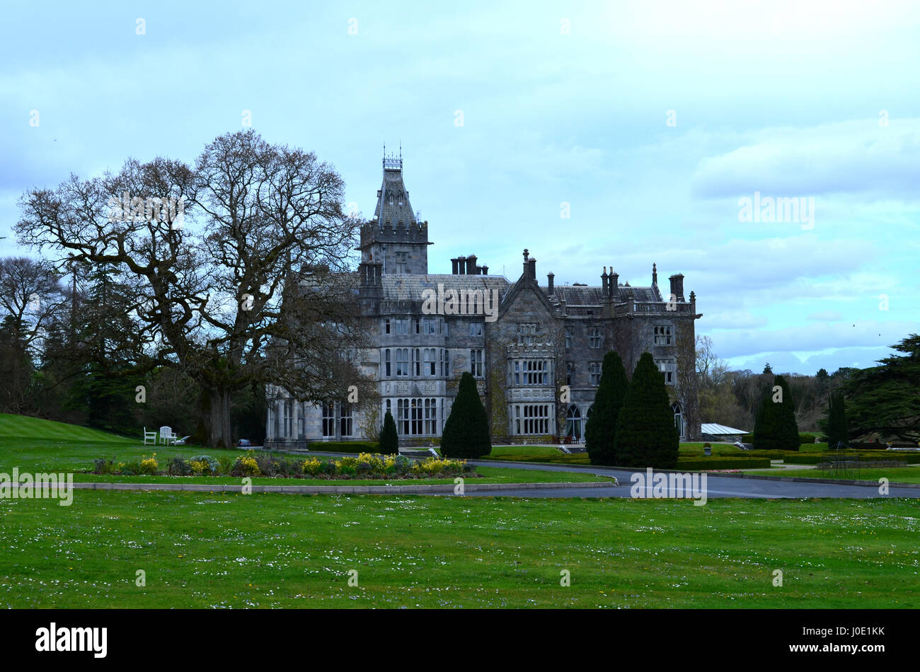 Ireland's Adare manor in Limerick County Stock Photo - Alamy