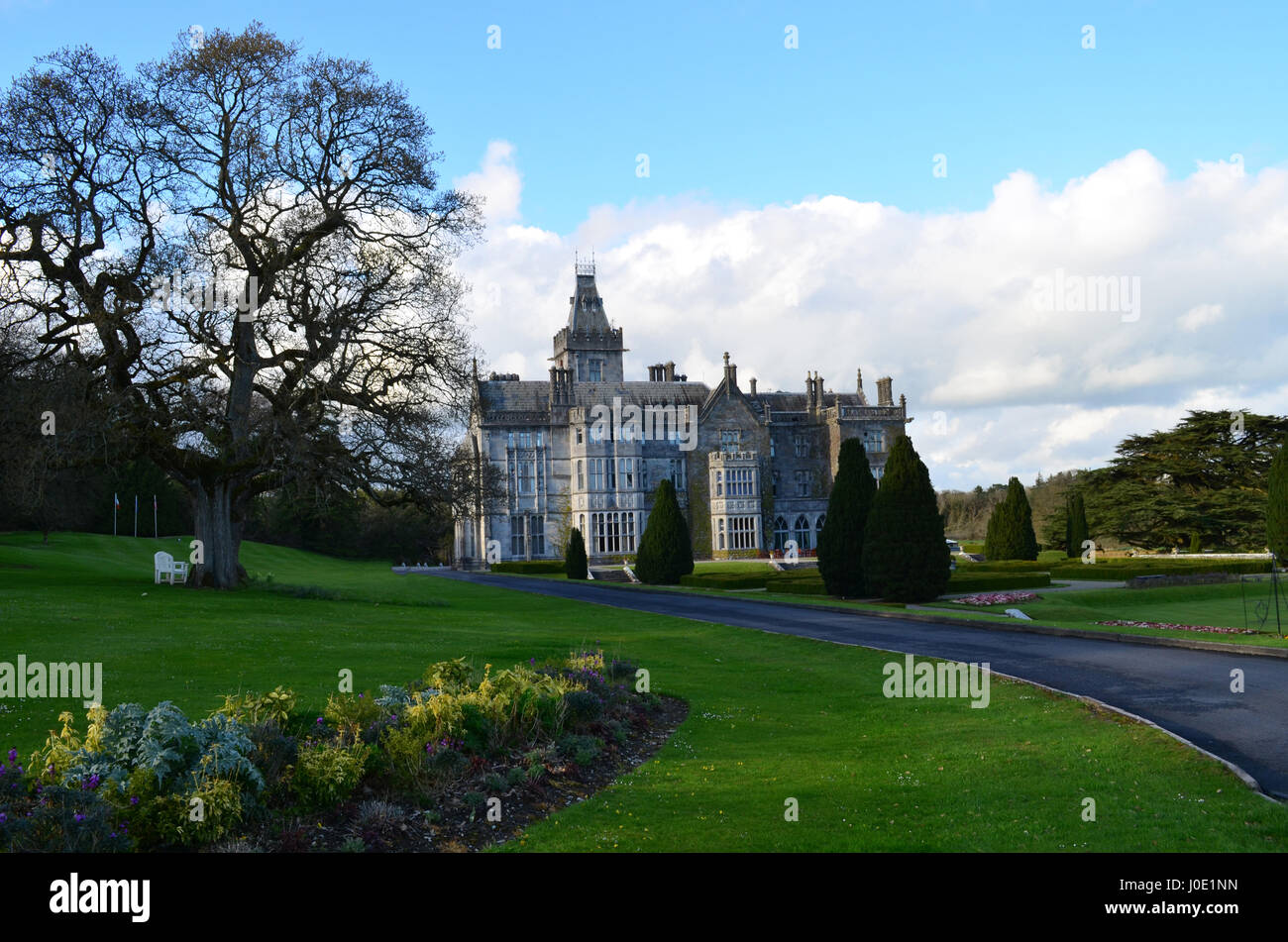 Scenic view of Adare Manor in Ireland Stock Photo - Alamy