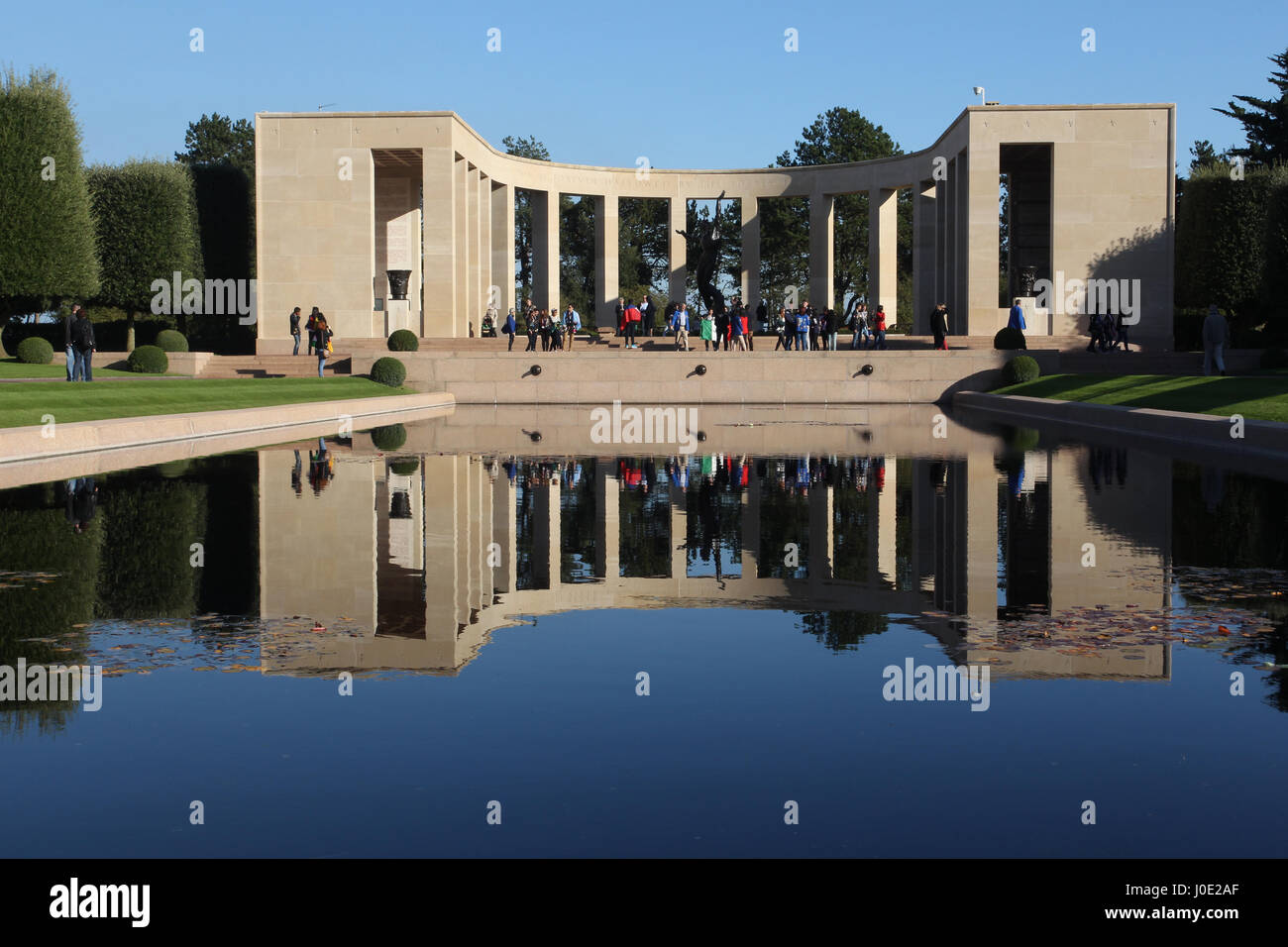 The American Cemetery and Memorial in Normandy, France honors American ...