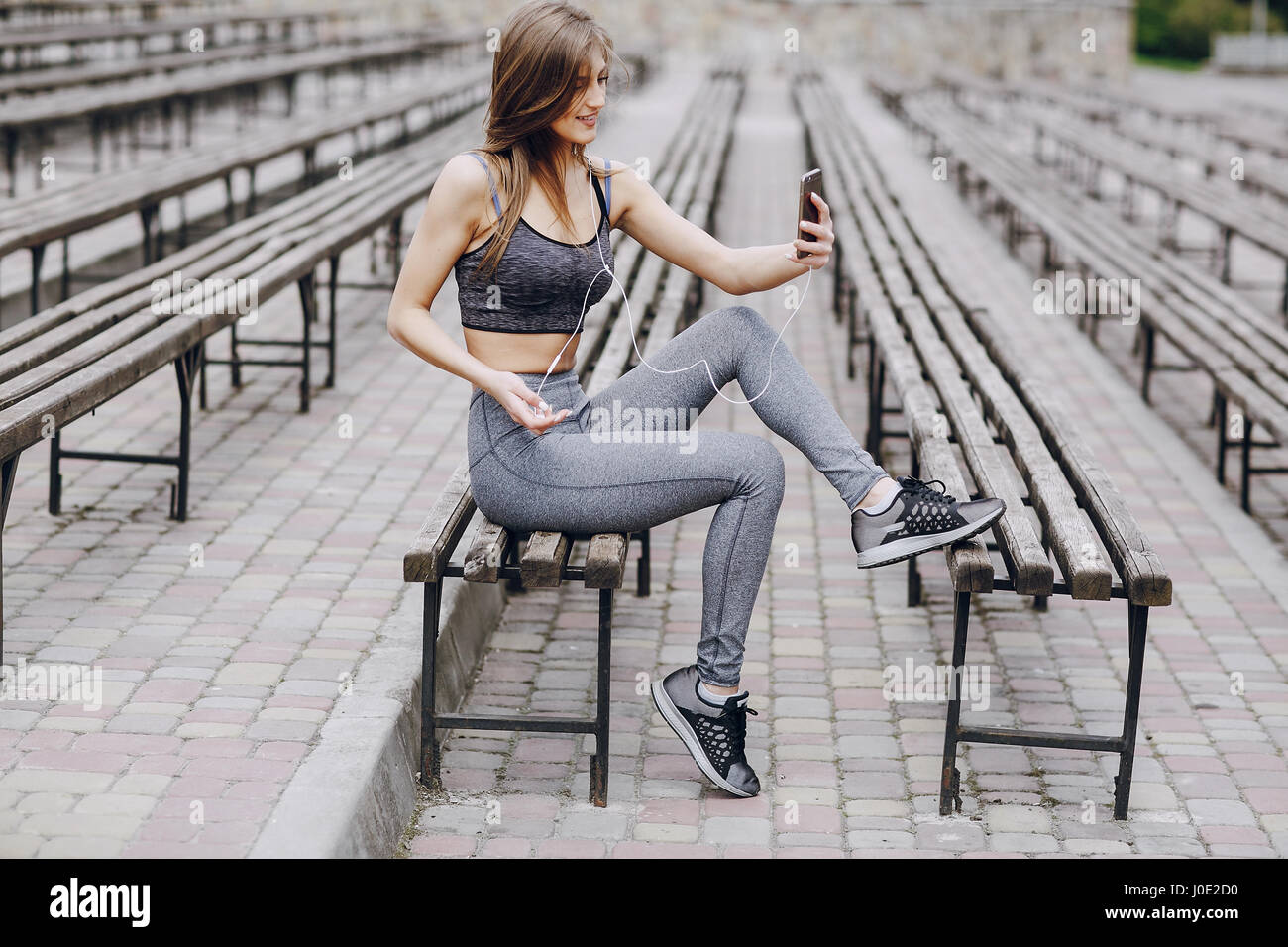 Exercises jogging hi-res stock photography and images - Alamy