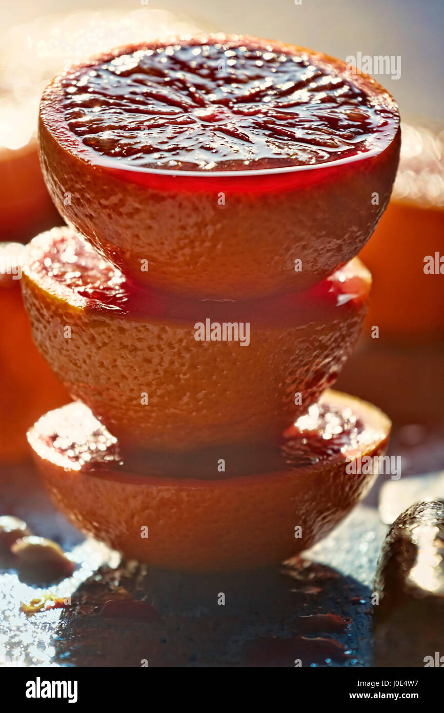 Blood orange fruit Stock Photo - Alamy