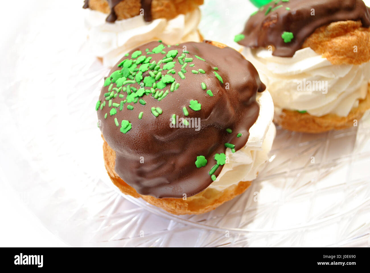 Irish Crème Puffs Stock Photo - Alamy