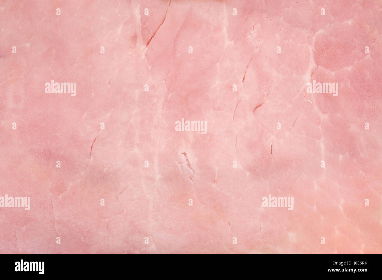 top view background of pink meat texture of smoked pork loin ham slice ...