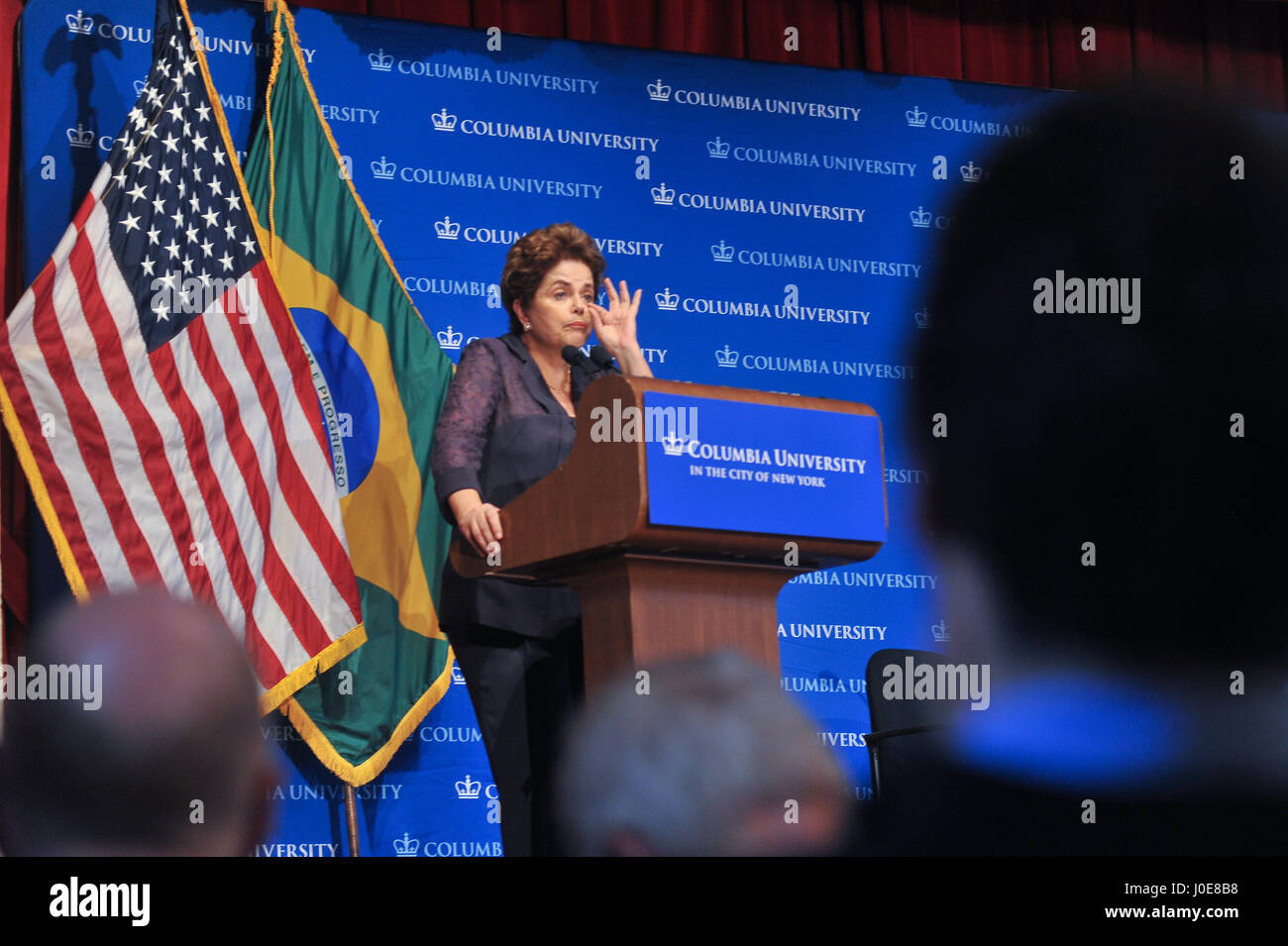 New York, United States. 11th Apr, 2017. Former President Dilma ...
