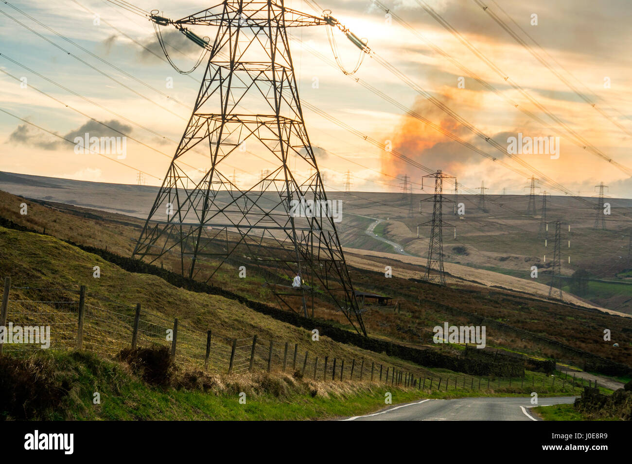 Burning cable hi-res stock photography and images - Alamy