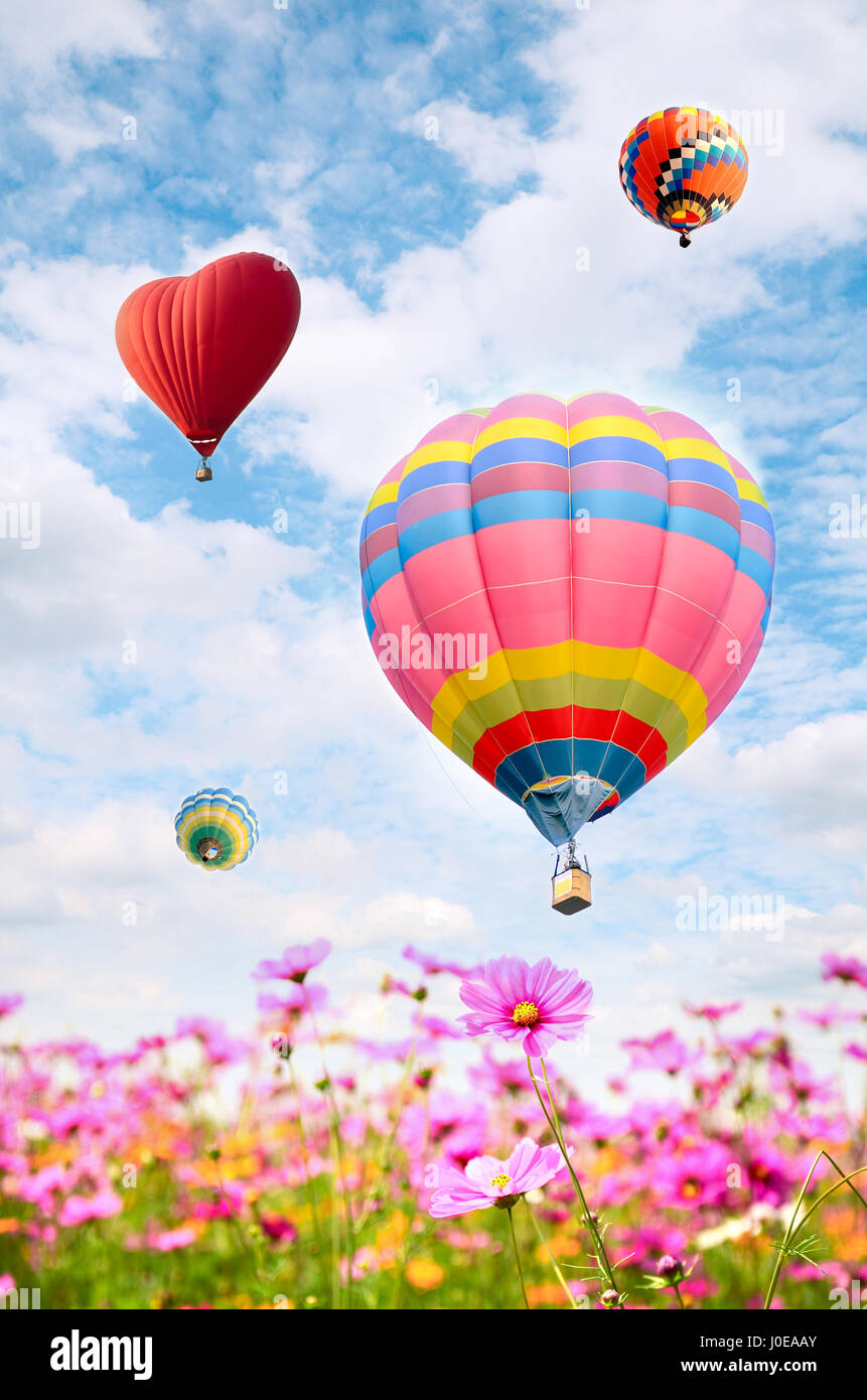 Balloon clouds mountain hi-res stock photography and images - Alamy