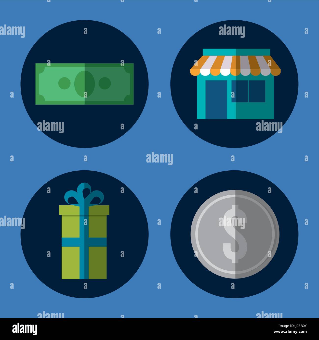 shopping related icons Stock Vector Image & Art - Alamy