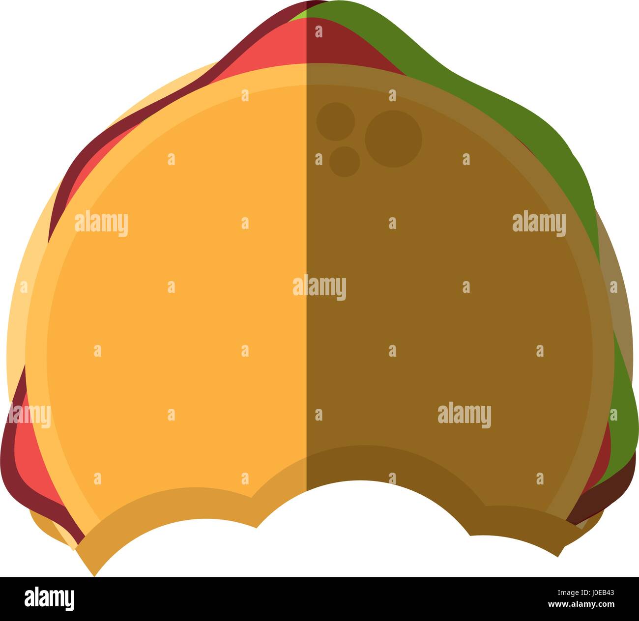 burger fast food shadow Stock Vector Image & Art - Alamy