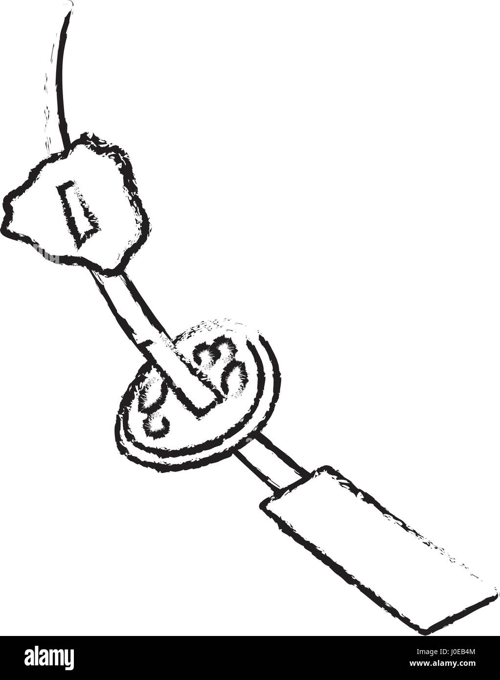 Roast beef vegetable in Black and White Stock Photos & Images - Alamy