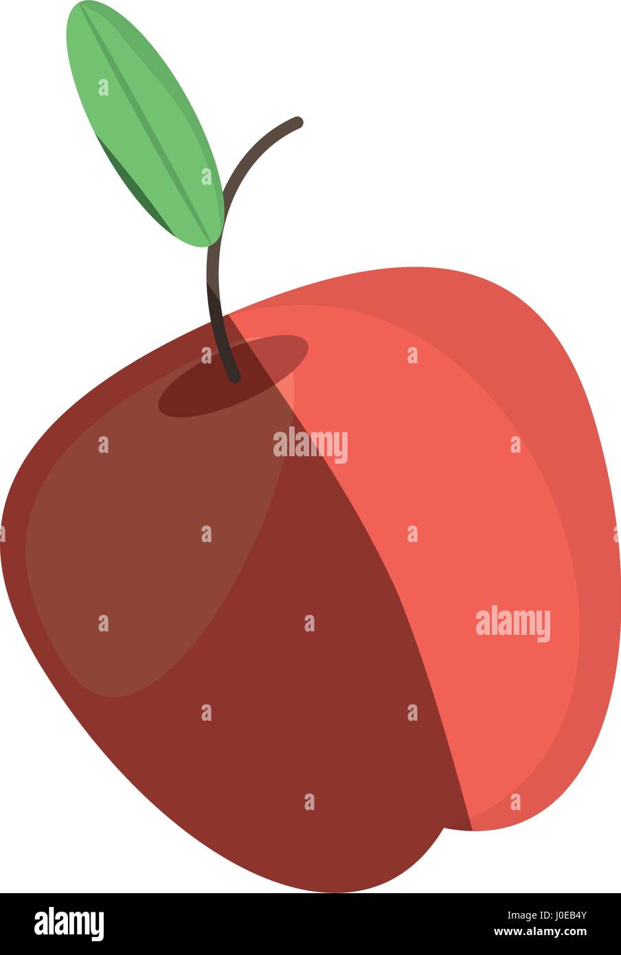 apple fruit fresh shadow Stock Vector Image & Art - Alamy