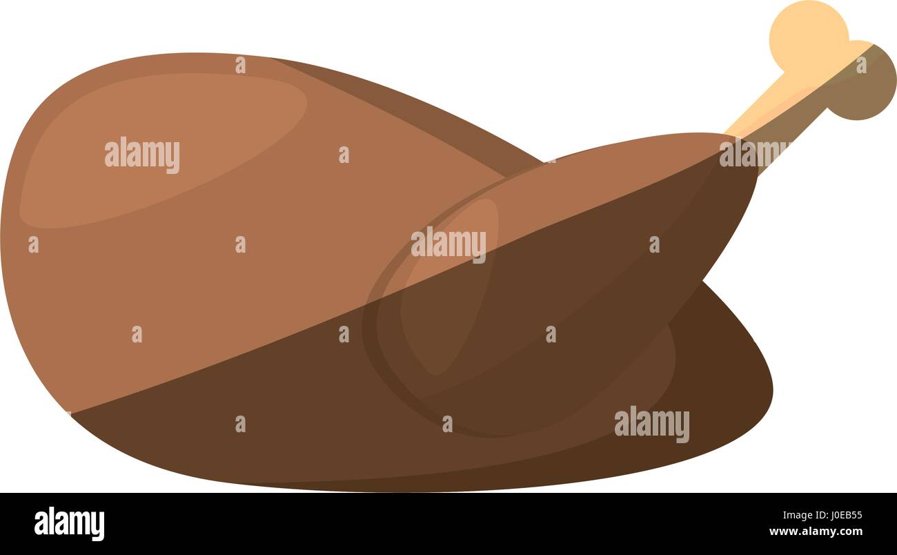 chicken roasted food shadow Stock Vector Image & Art - Alamy