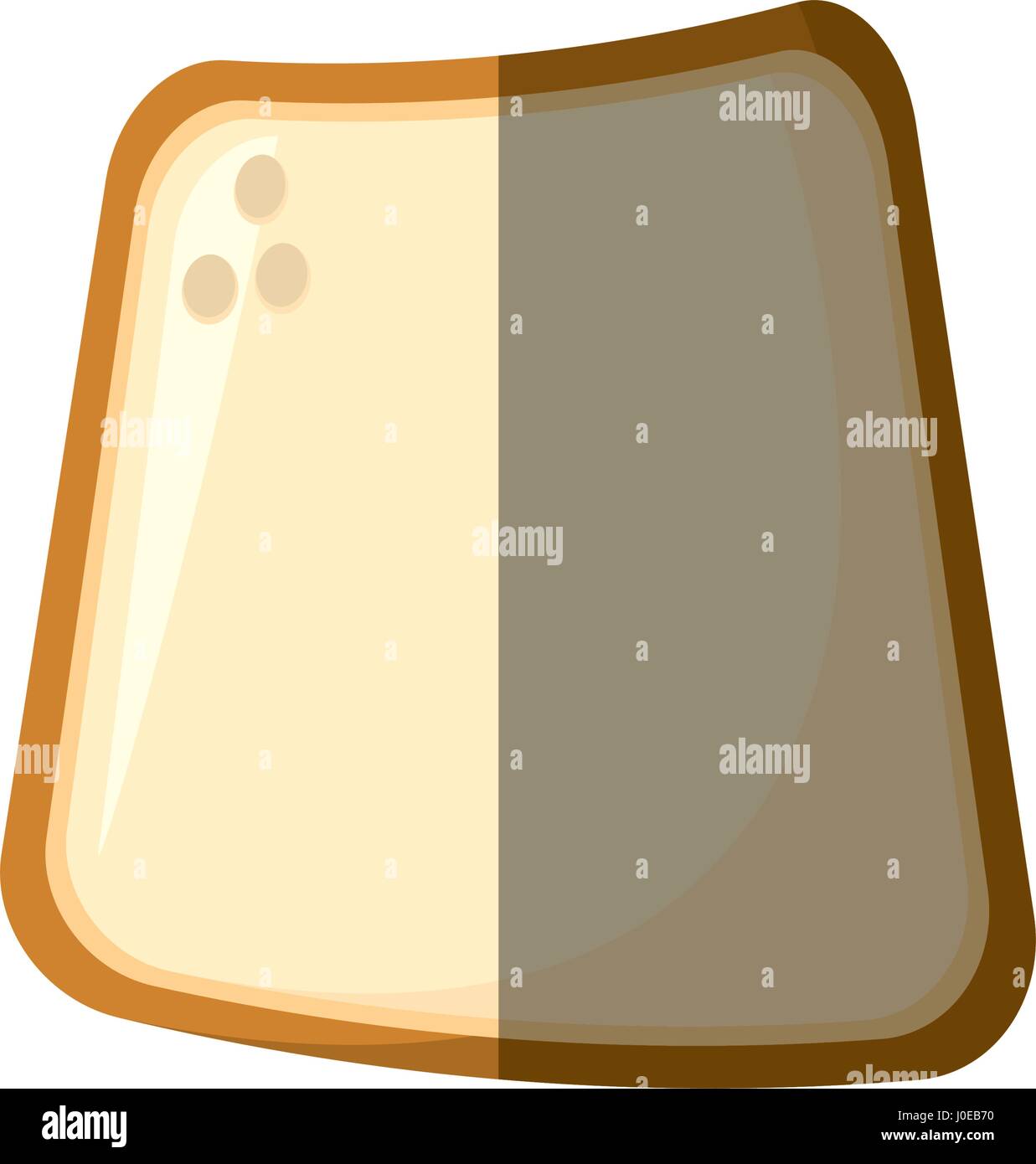 slice bread bakery shadow Stock Vector Image & Art - Alamy