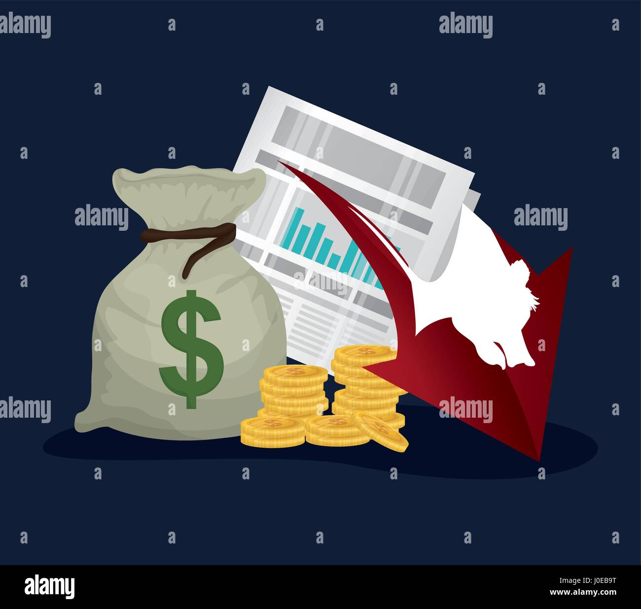 bear money cash economy statistics Stock Vector Image & Art - Alamy