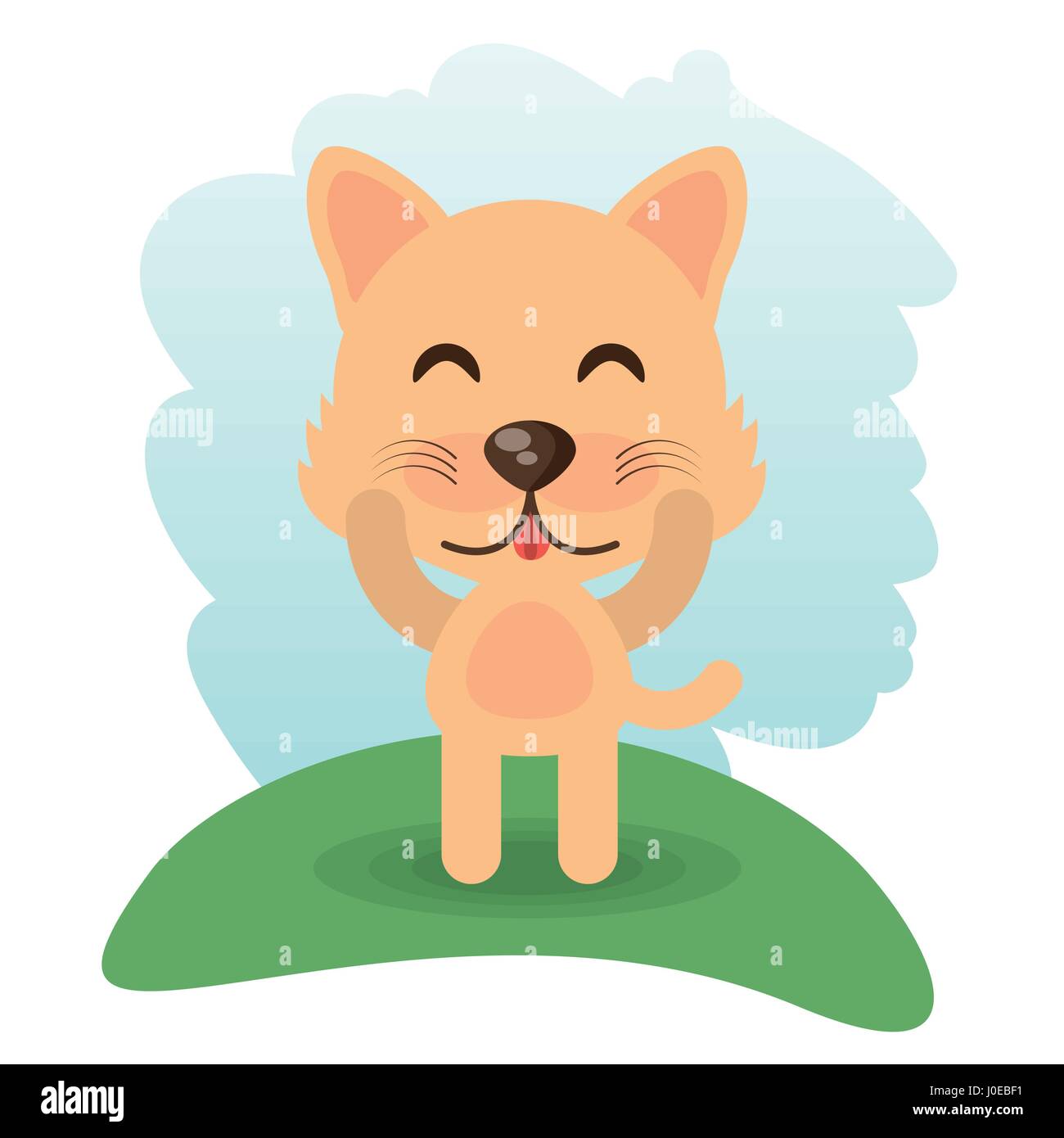 cute wolf animal winking Stock Vector Image & Art - Alamy