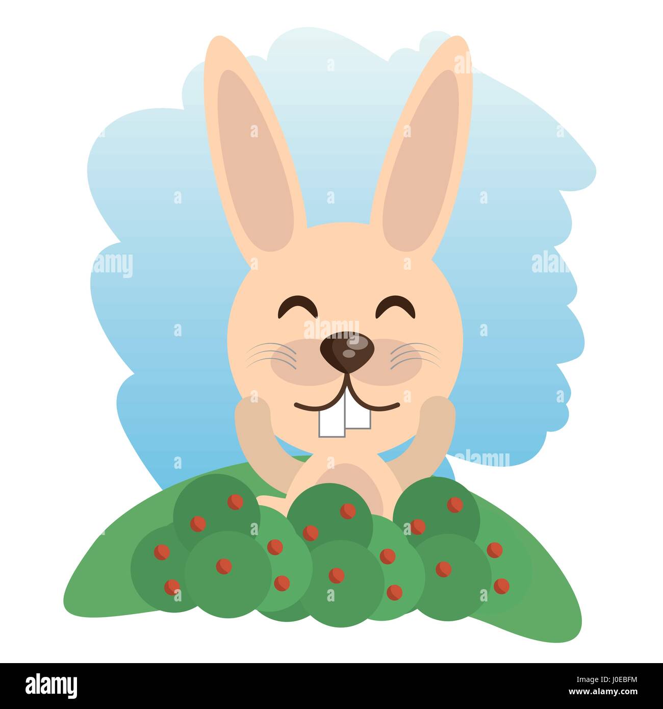 Bunny winking Stock Vector Images - Alamy