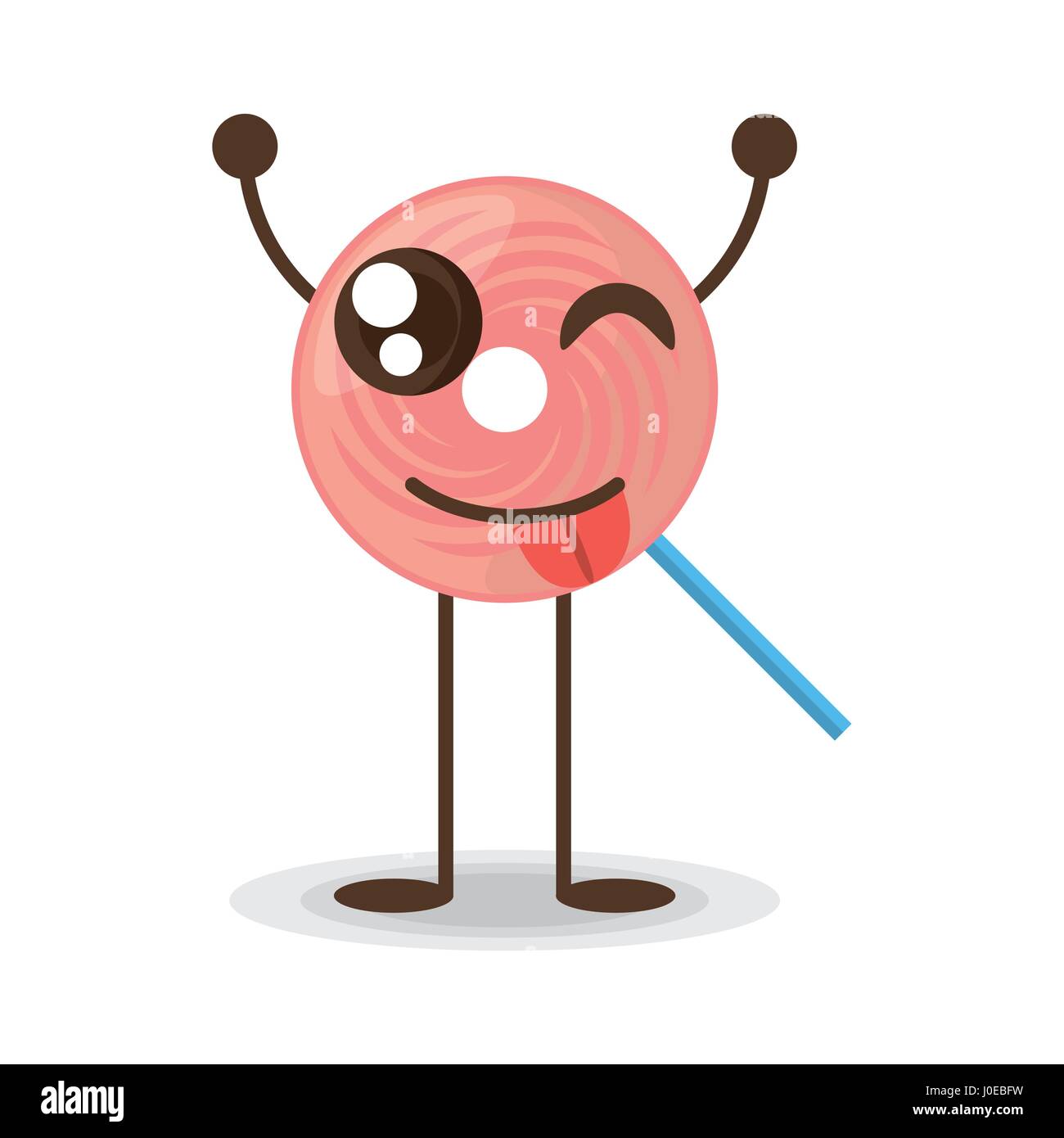 Cute kawaii popsicle ice Cut Out Stock Images & Pictures - Alamy