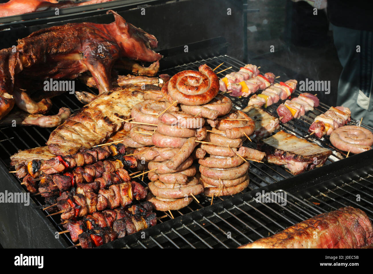 Huge pile of fast food hi-res stock photography and images - Alamy